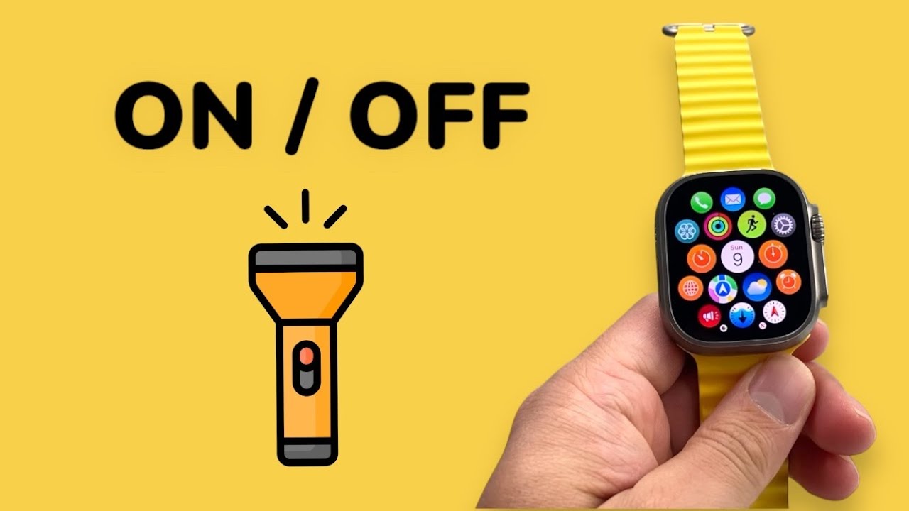 How To Turn On / Off Flashlight on Apple Watch - YouTube