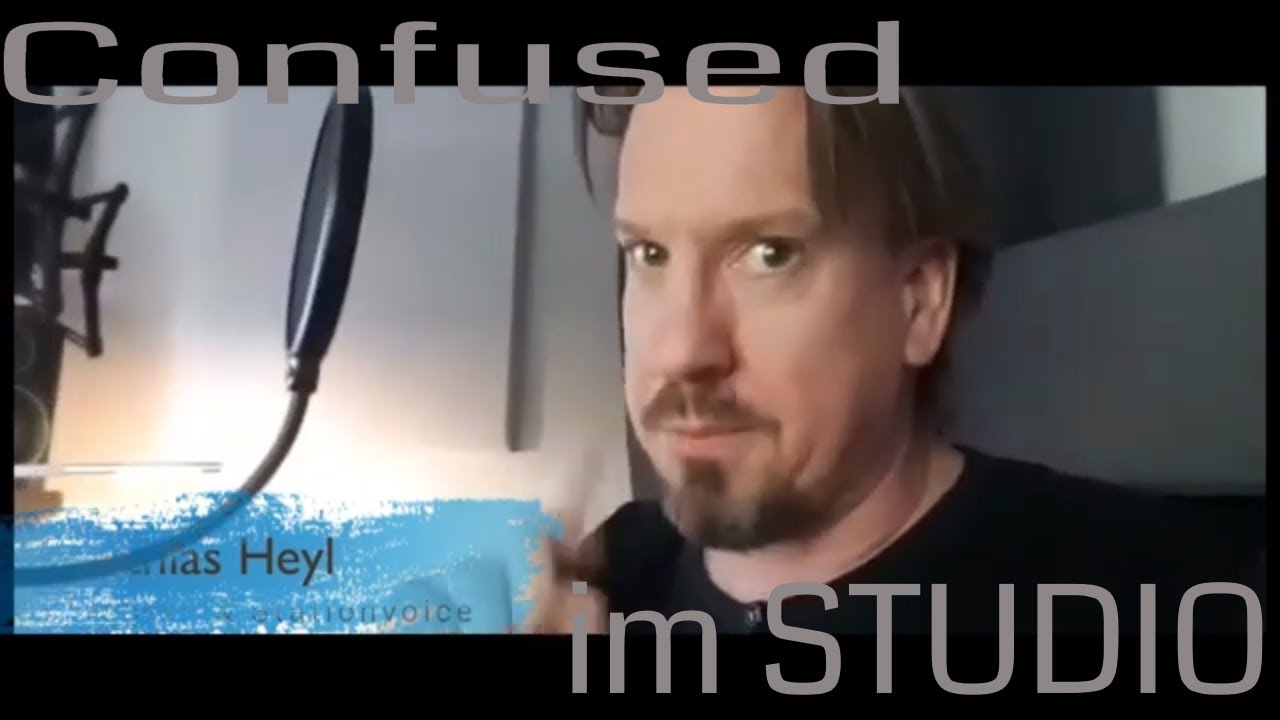 Matthias Heyl im Studio für Confused Folge 3 in seiner Rolle als Markus ...