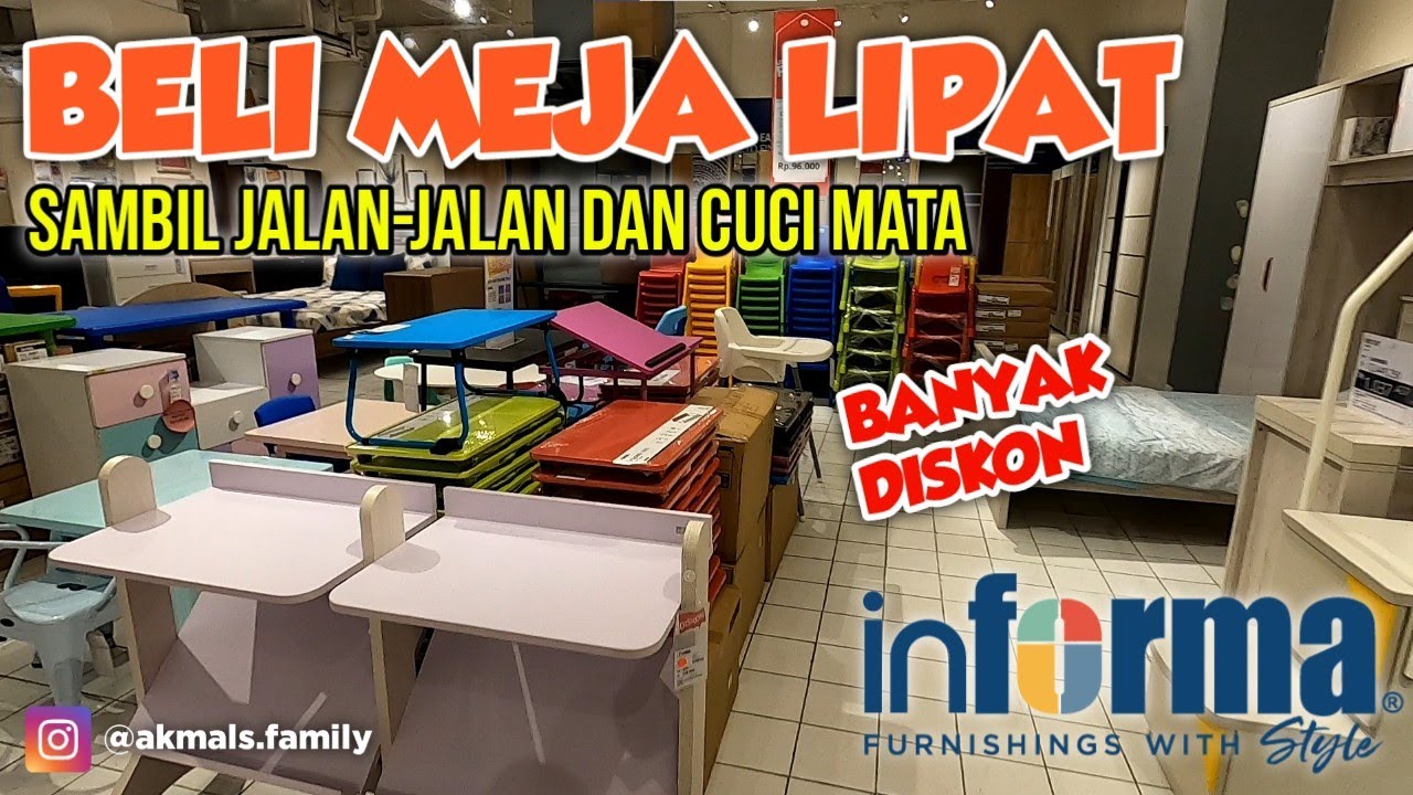 Beli Meja Lipat ke Informa BTC Mall Bekasi | Jalan Sore Sambil Cuci ...