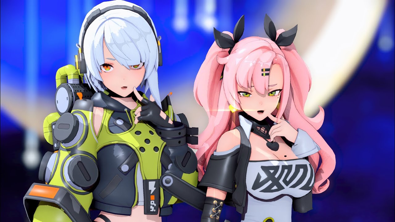 【Zenless Zone Zero MMD】Anby&Nicole/CHOCOLATE CREAM - YouTube