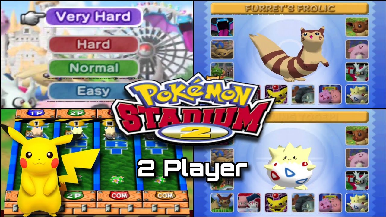 Mini Games Are Hood💥 - Pokemon Stadium 2 (2 Player) - Multiplayer ...