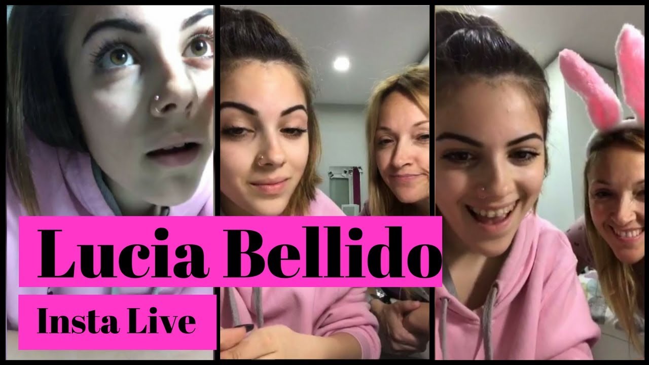 lucia bellido serrano @videostarbelliido Instagram live 27 march 2018 ...