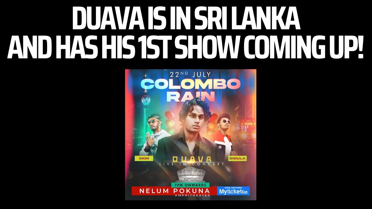 Duava Has A Concert In Colombo! - YouTube