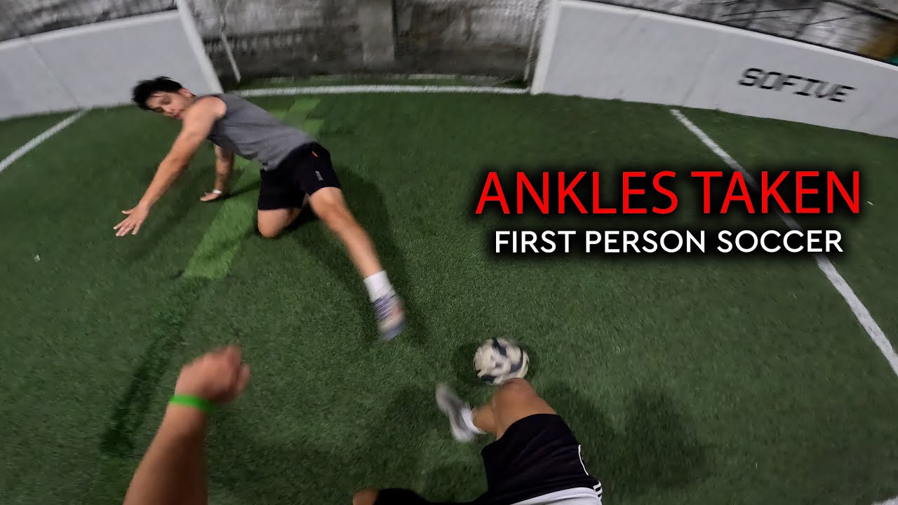 BREAKING ANKLES IN INDOOR SOCCER | First Person Indoor Football - YouTube