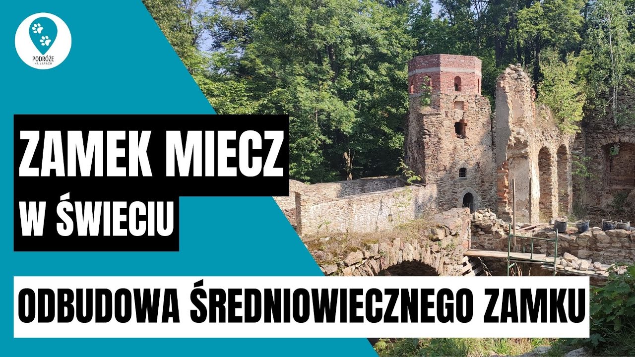 Zamek Miecz w Świeciu - odbudowa średniowiecznego zamku - YouTube