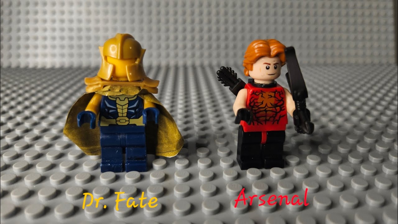 Lego Custom DC Dr. Fate and Arsenal - YouTube