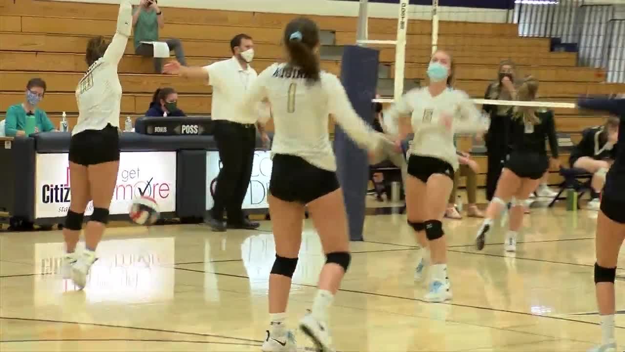 Weisbrod leads Aquinas to a sweep over Luther - YouTube