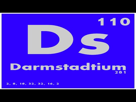 STUDY GUIDE: 110 Darmstadtium | Periodic Table of Elements - YouTube