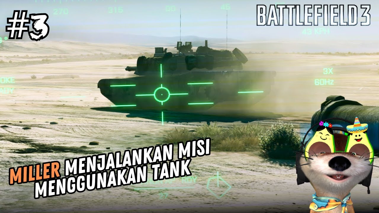 Miller Menjalankan Misi Menggunakan Tank - Battlefield 3 Part 3 - YouTube