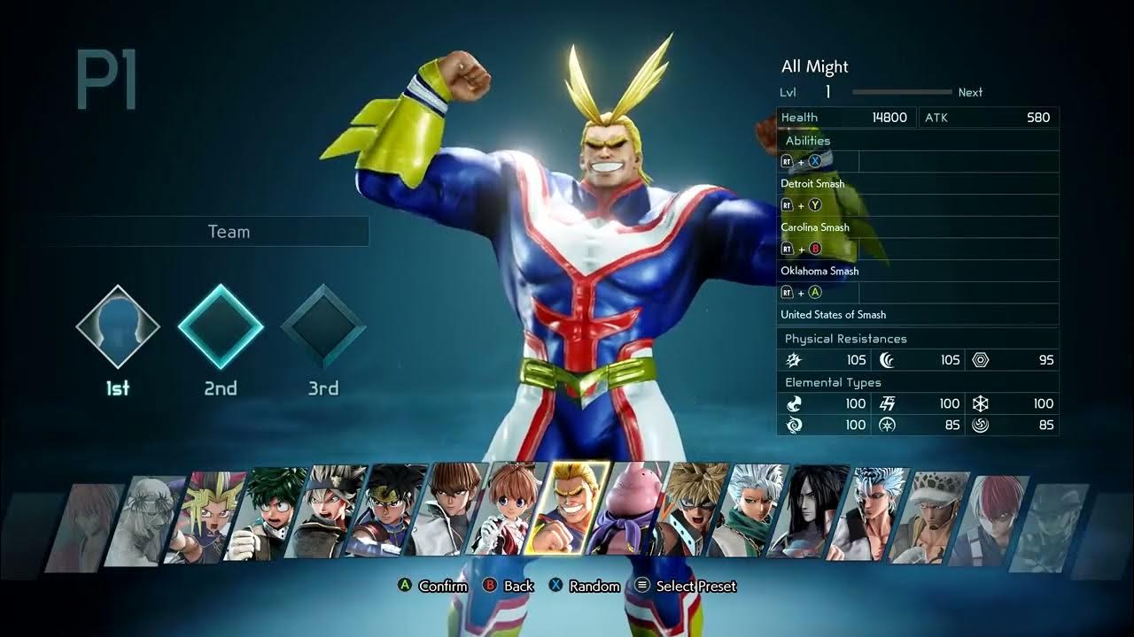 Jump Force - All Characters + DLC 2022 - YouTube