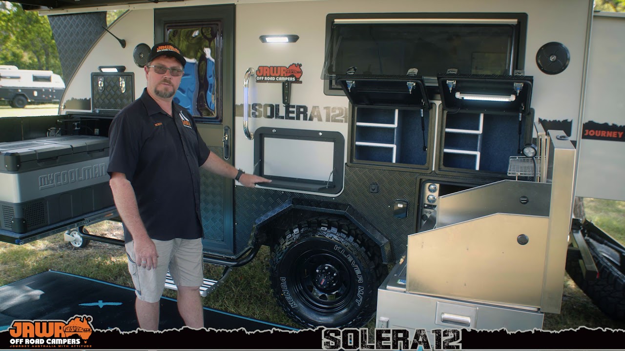Explore Jawa Camper Trailers SOLERA 12 - YouTube