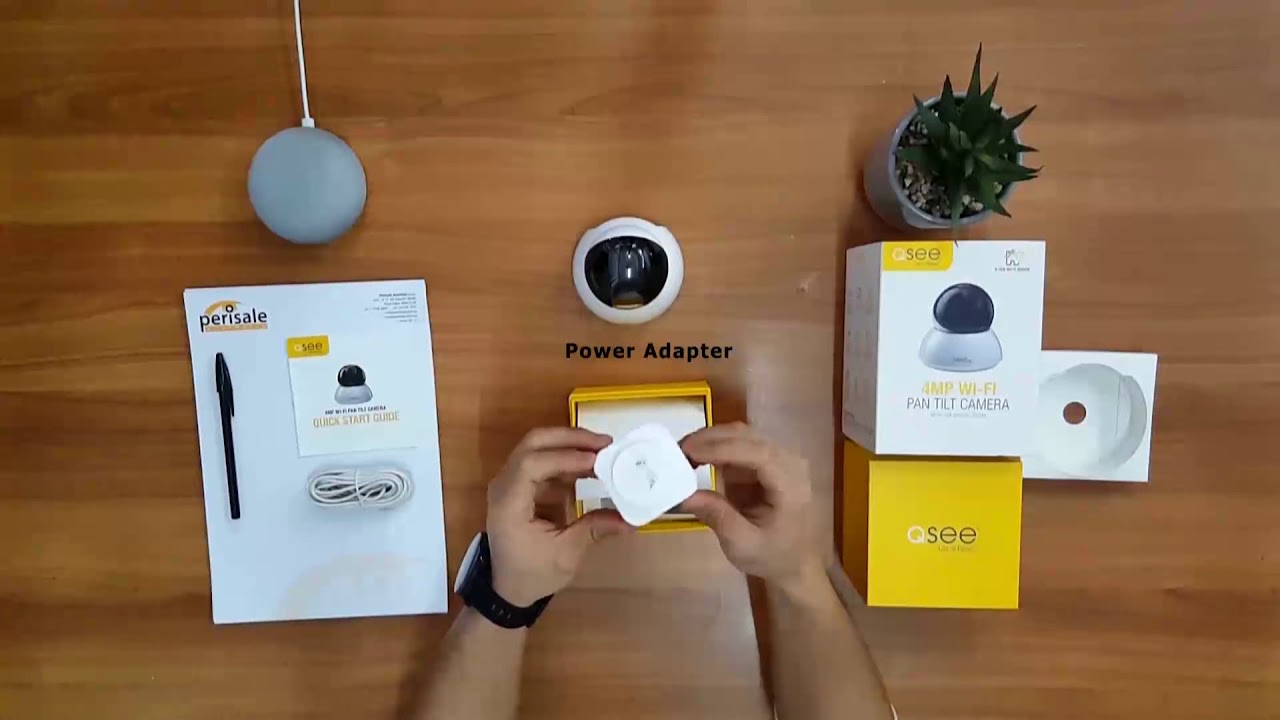 Unboxing QCW4MP1PT Wi-Fi PTZ camera 4megapixel with 16x Digital Zoom (Q ...