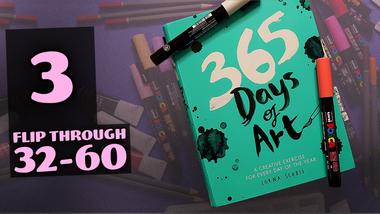 29 Completed Art Pages 365 Days of Art Part 3 🎨 Art Book Challenge 🖌️ # ...