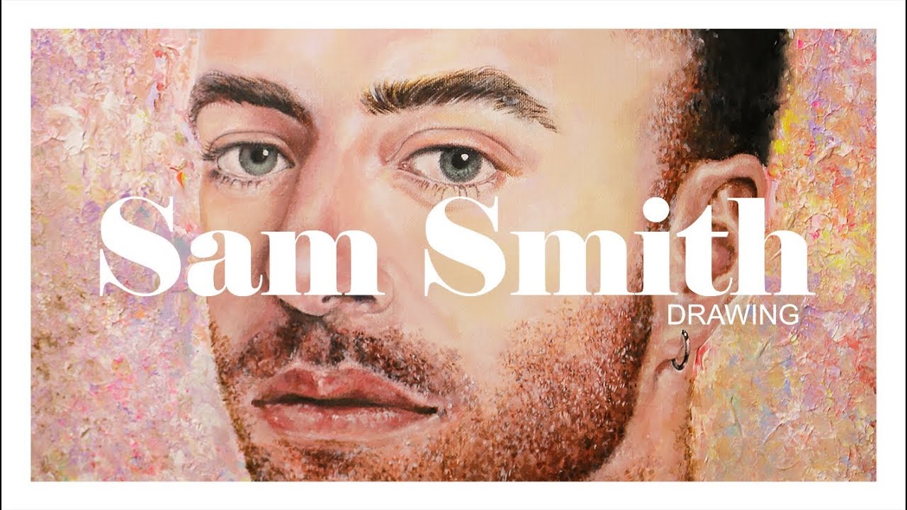 #2 [LET'S DRAW] 샘 스미스 드로잉 Speed Drawing Sam Smith │ Miyoung Gallery 묭 ...