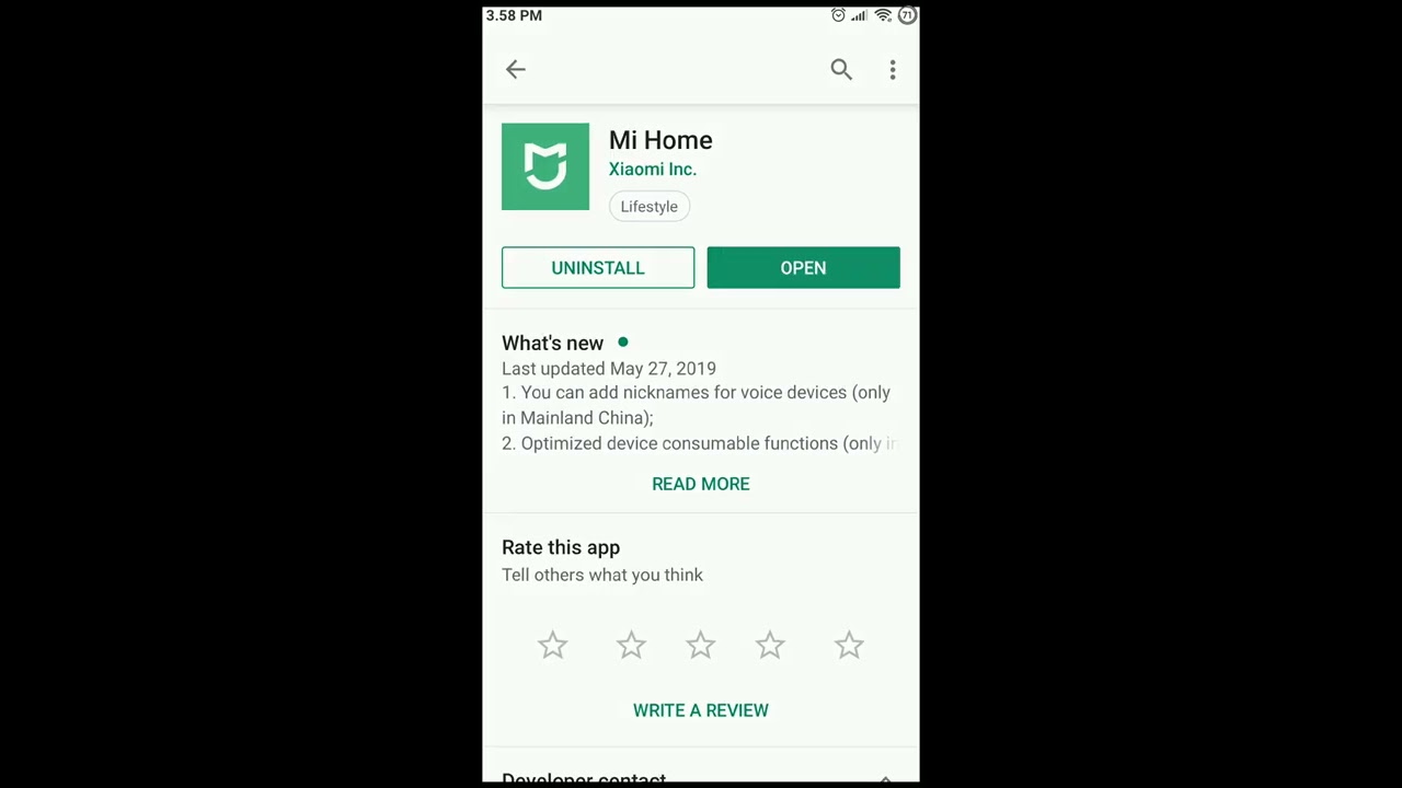 Xiaomi Mi Home Android application latest version v5.5.24 on Xiaomi Mi ...