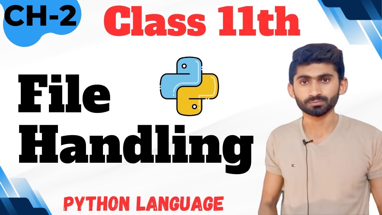 File handling in Python|Write File|Read File|Append File|Chapter 2|Modes|Python Language - YouTube
