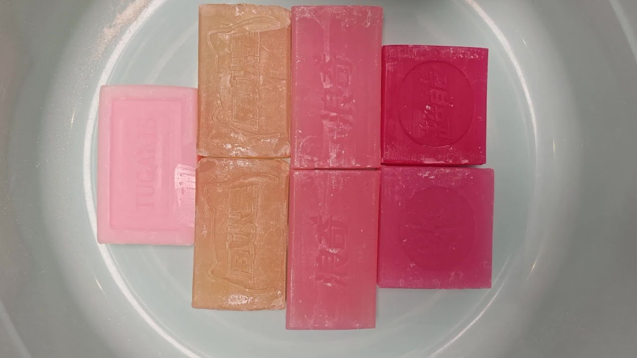 ASMR cutting dry soap/oddly carving soap/satisfying relaxing crunchy ...