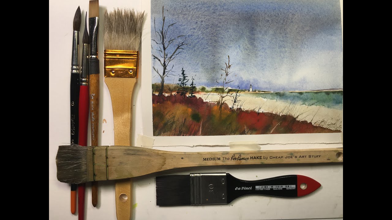 Watercolor Beach Painting - with Chris Petri - YouTube