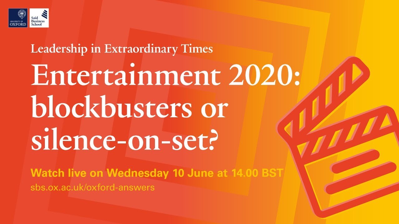 Entertainment 2020: blockbusters or silence-on-set - YouTube