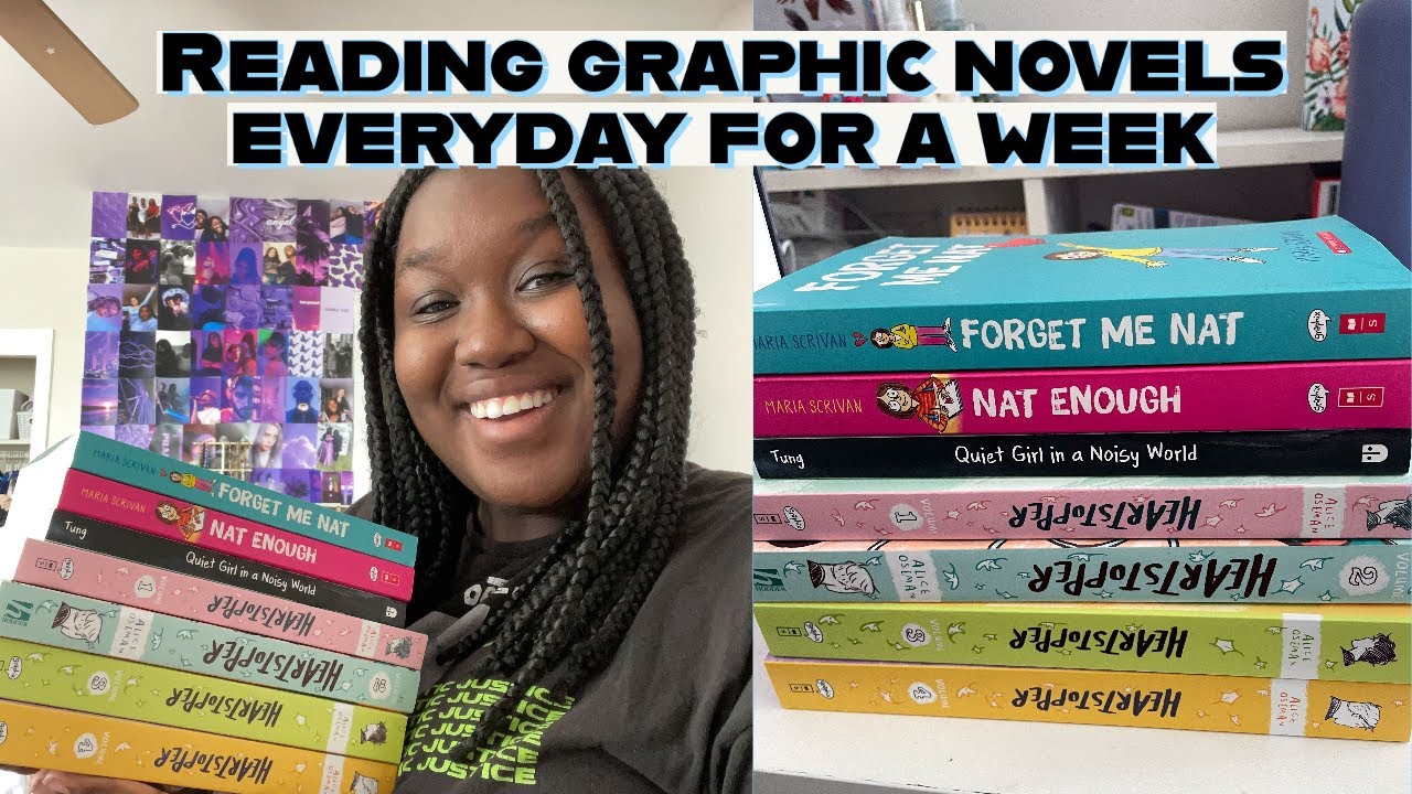 Reading a graphic novel everyday for a week, recommendations + my TBR📚 ...
