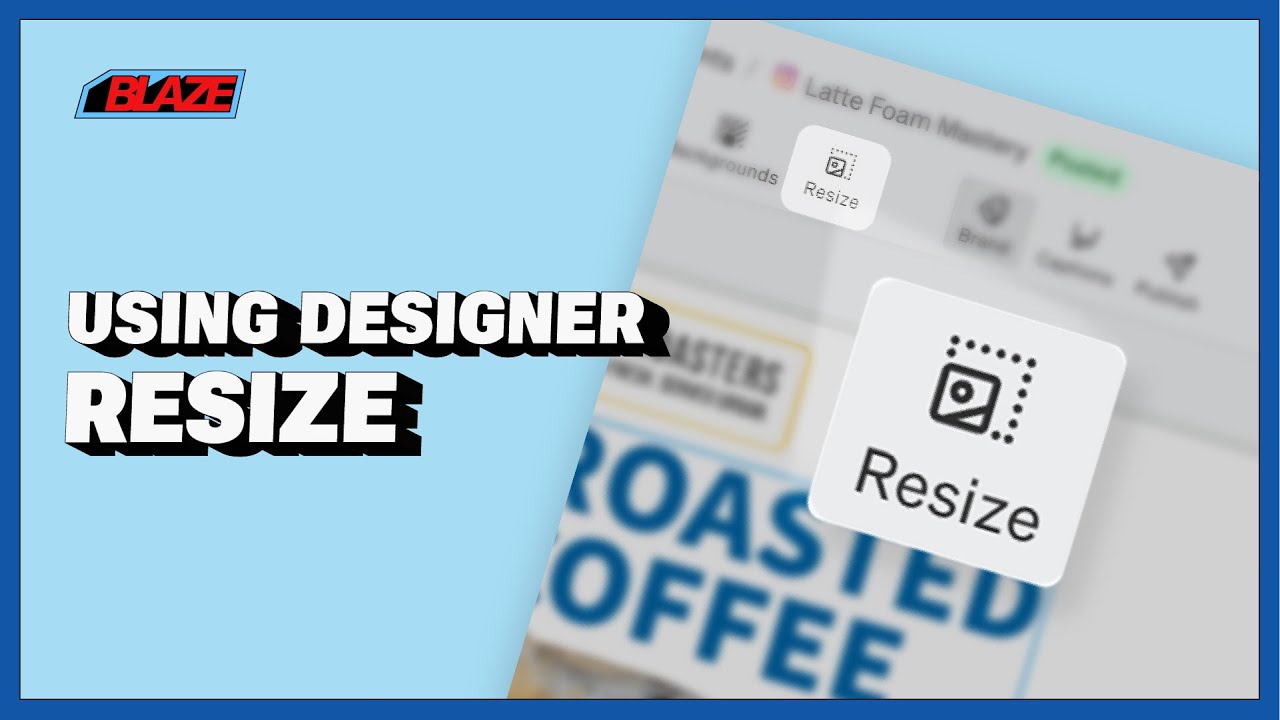 Using Designer - The Resize Tool - YouTube