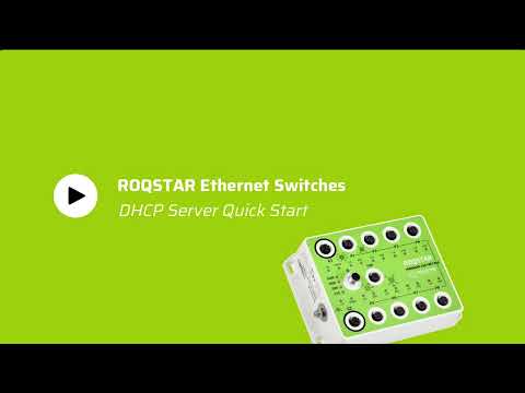 Set up DHCP servers on a ROQSTAR Ethernet Switch