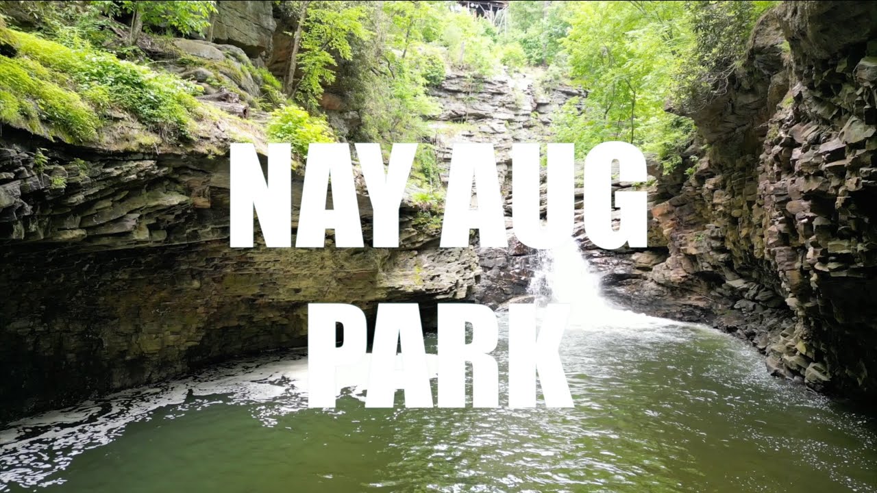 Hiking in Nay Aug Park, Scranton PA! - YouTube