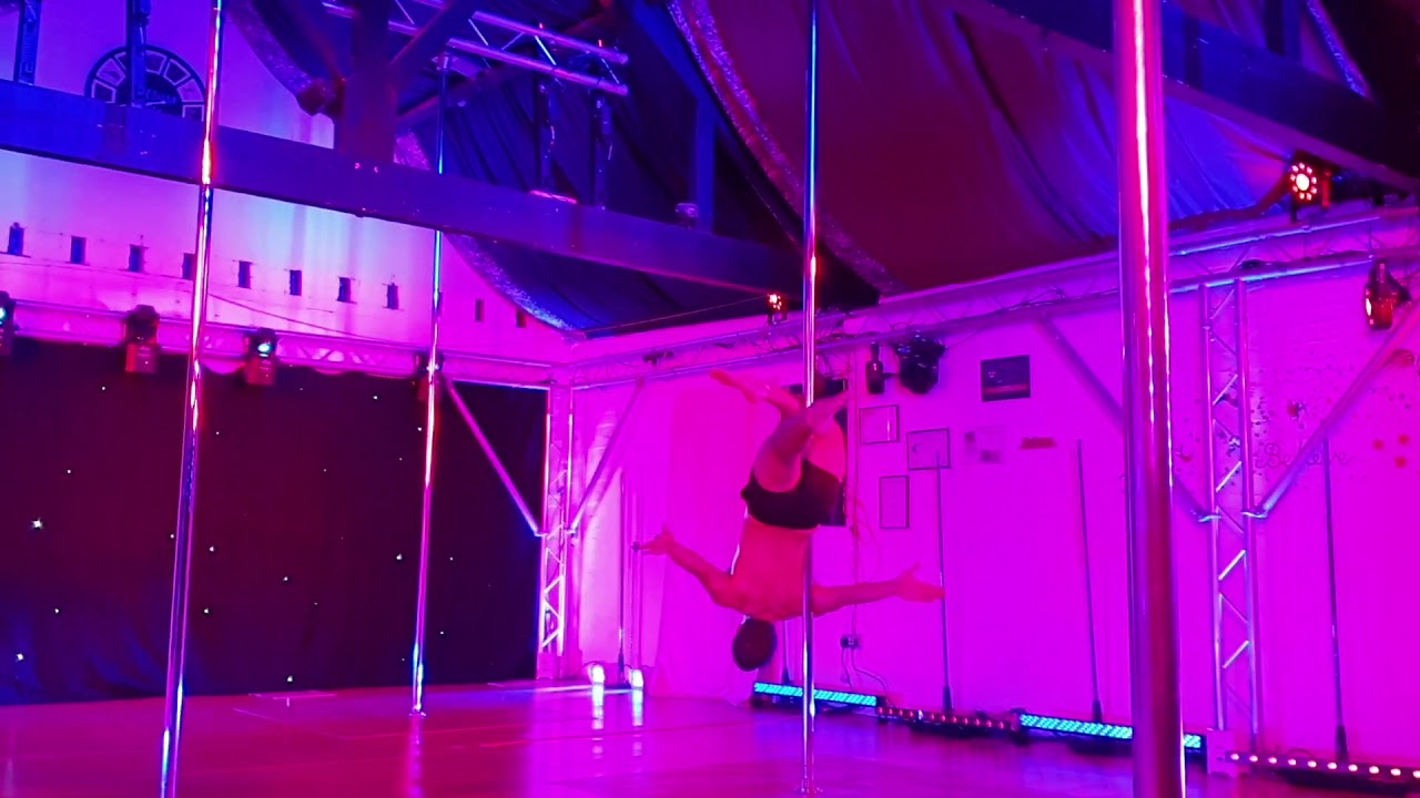 Pole dance routine - YouTube