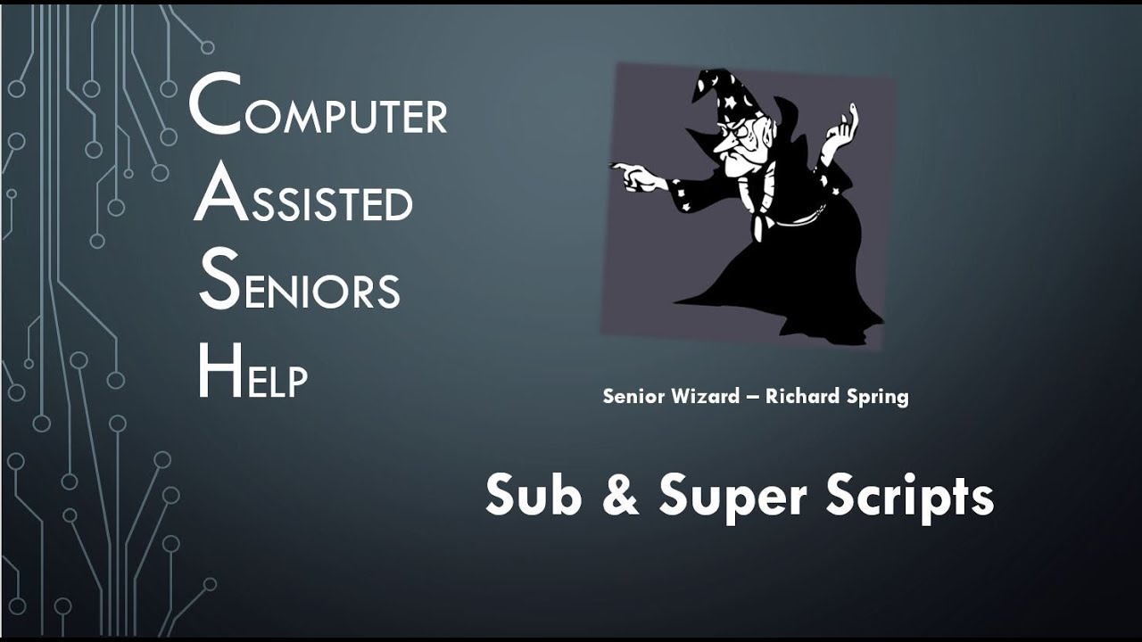 Sub & Super Scripts - YouTube