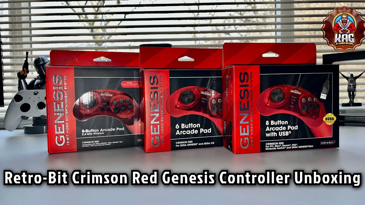 Retro-bit Sega Genesis Controller Unboxing - YouTube