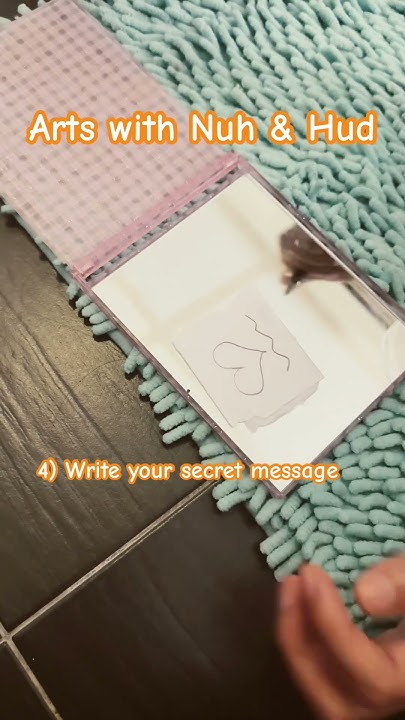 HOW TO WRITE A SECRET MESSAGE #FUN - YouTube