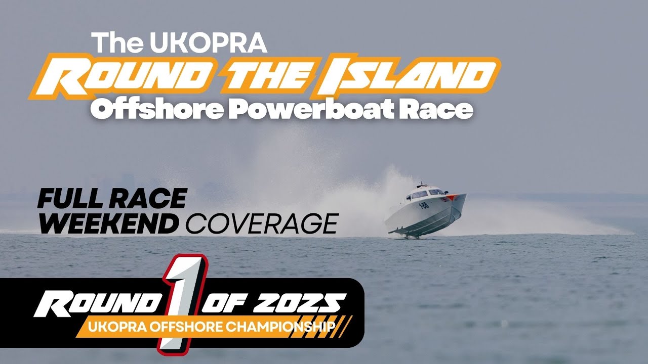 UKOPRA Round the Island Powerboat Race 2025 - YouTube