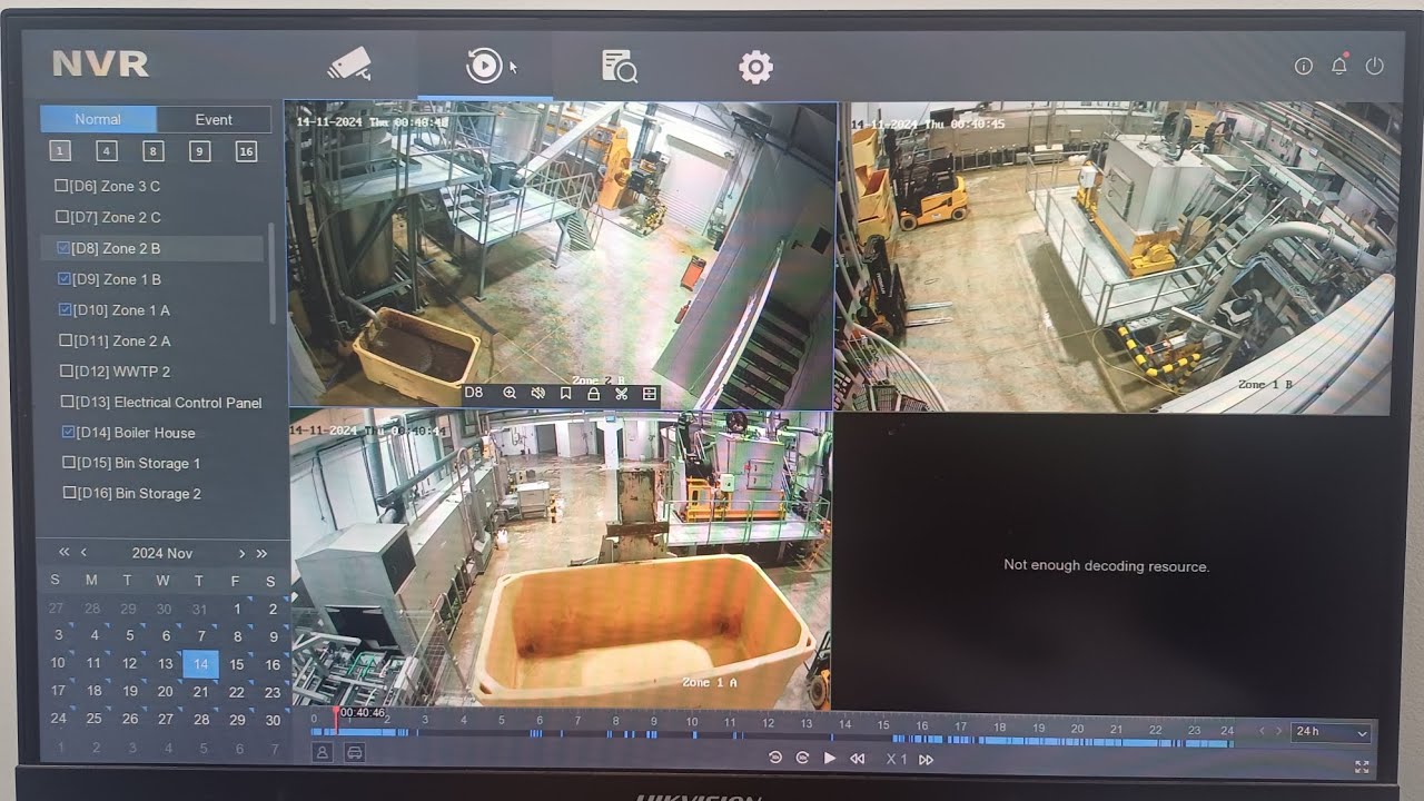Hikvision NVR Playback Option | How to check cctv camera recording ...