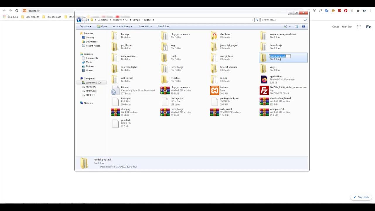 Bài 1 : Connect database PDO | Restful API PHP - YouTube