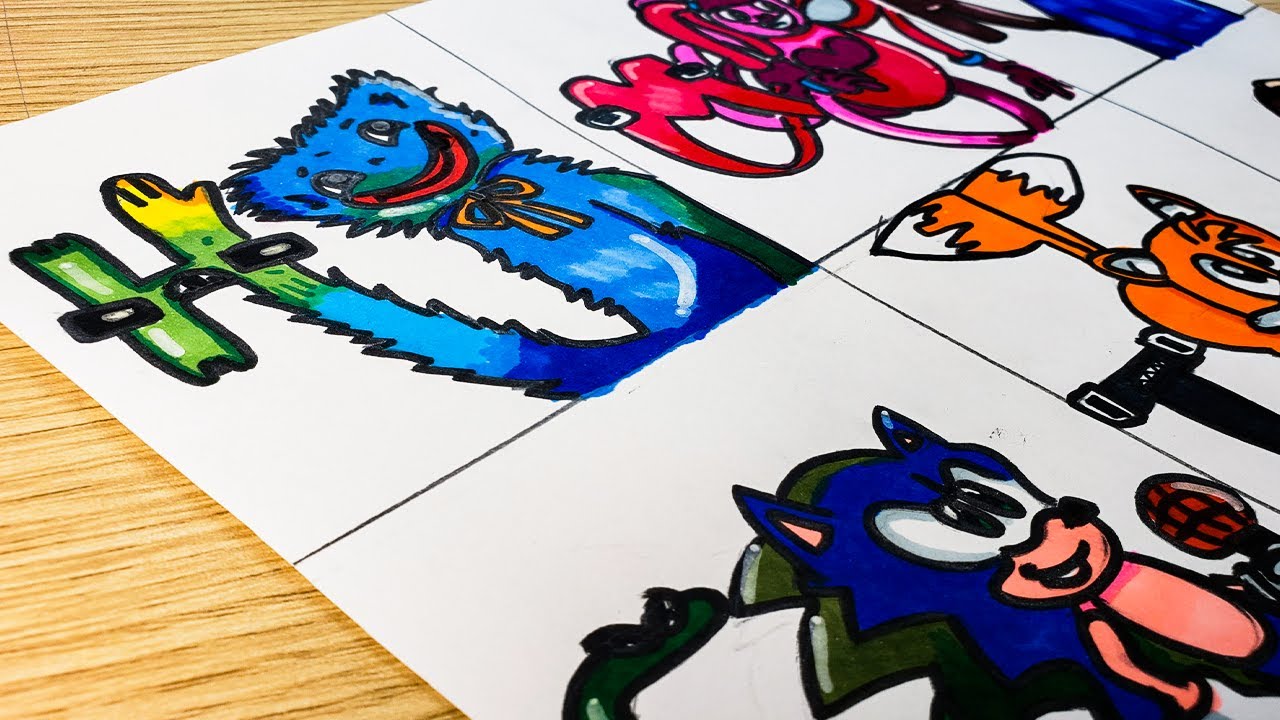 Friday Night Funkin': How to draw Alphabetization popular Characters ...
