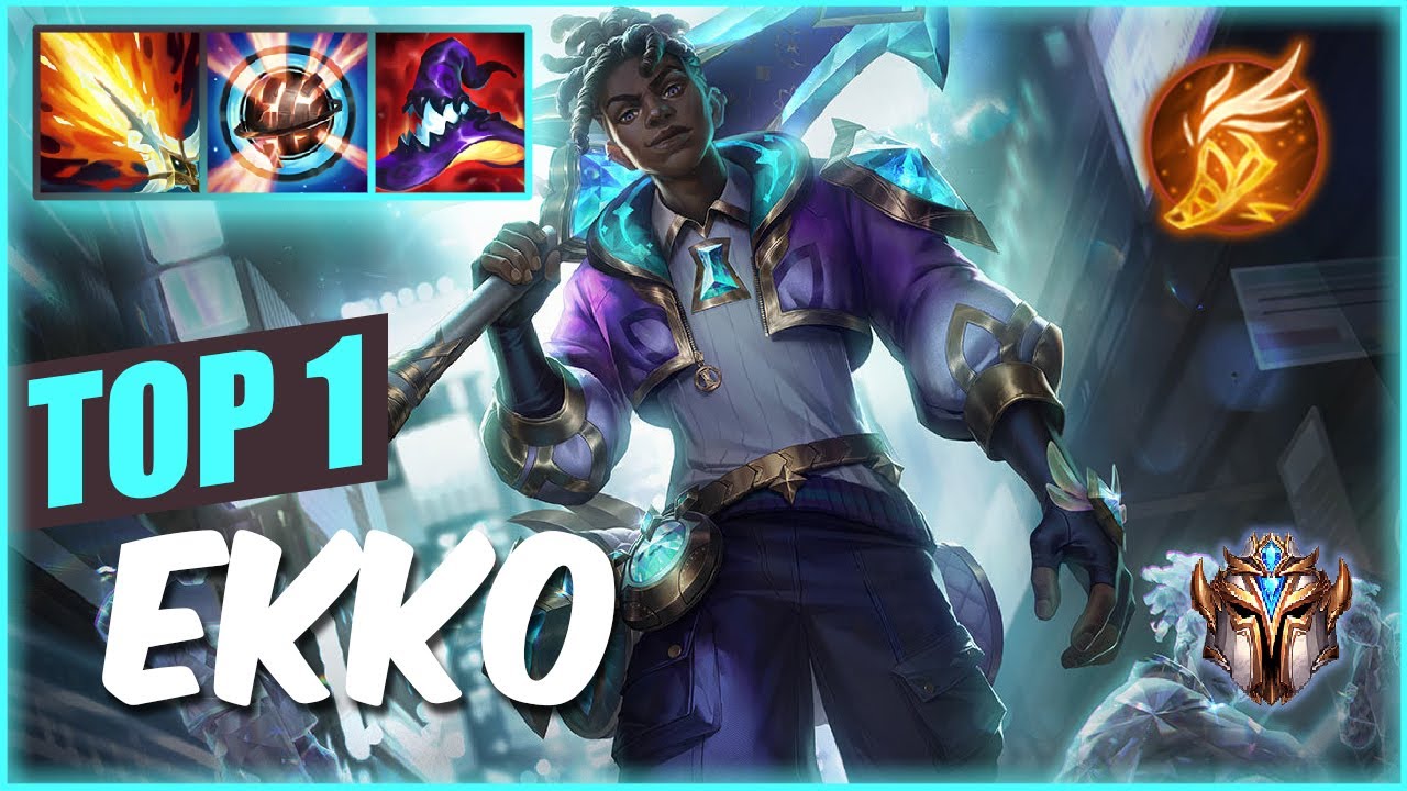 [Wild Rift] Ekko Top 1JUNGLE - S9 RUSH Challenger ranked game + build ...
