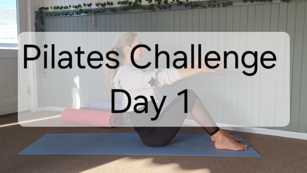 September Pilates Challenge, DAY 1. - YouTube