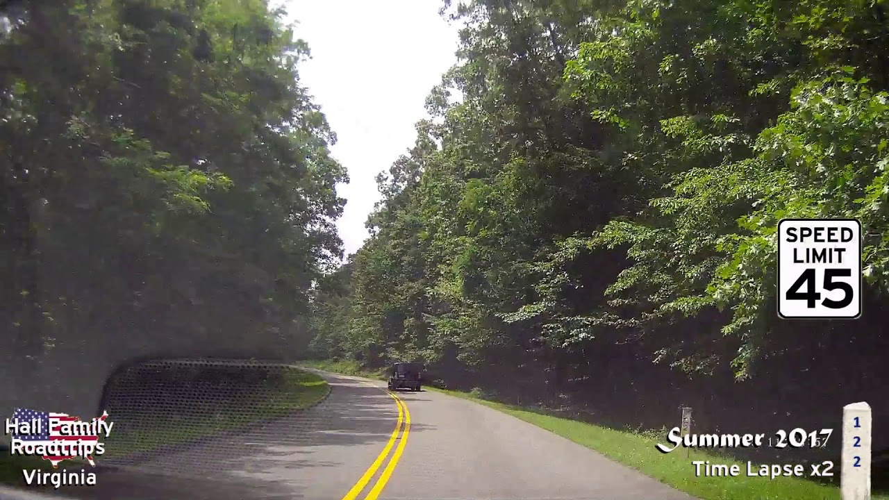 Virginia 2017 Cave Spring VA to Blue Ridge Parkway mile 129.3 - YouTube