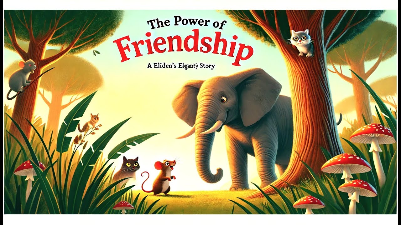 The Power of Friendship || The Elephant, Mouse And The Cat | Bedtime ...