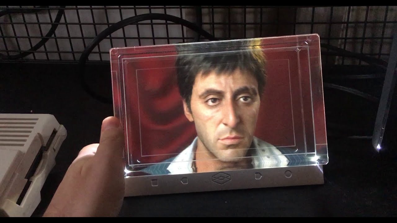 Scarface Looking Glass 3d lenticular screen - YouTube