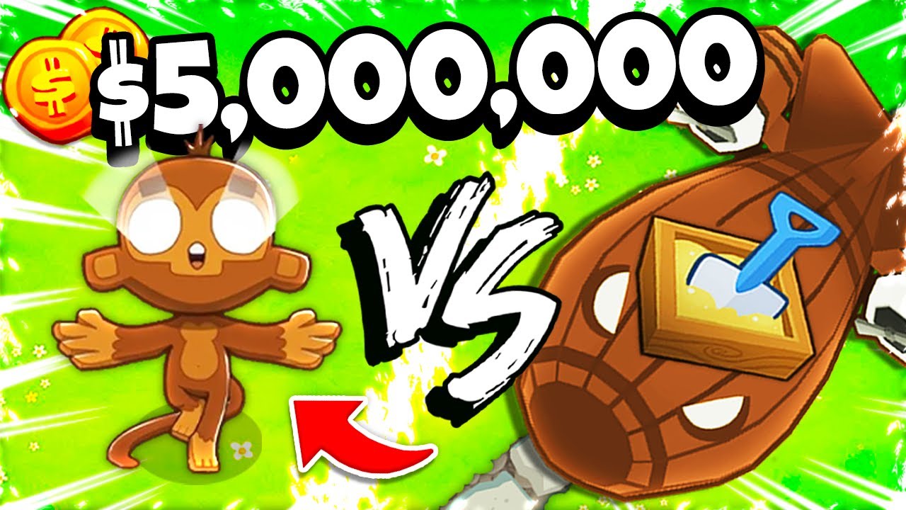 $5,000,000 Upgrade Monkey vs Dummy Boss - YouTube