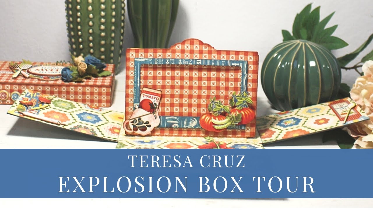 Explosion Box Tour by Teresa Cruz for Graphic 45 - YouTube