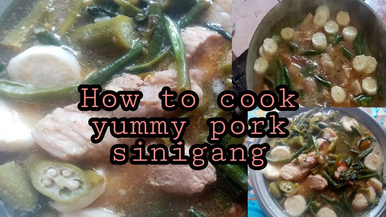 Pork sinigang | How to cook sinigang in easy steps | Minee Meee - YouTube