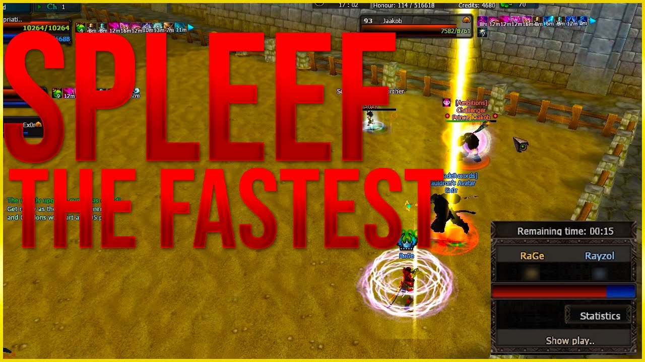 This mage is WAY too fast l vs. Spleef l 3VS3 Tournament l 4Story ...