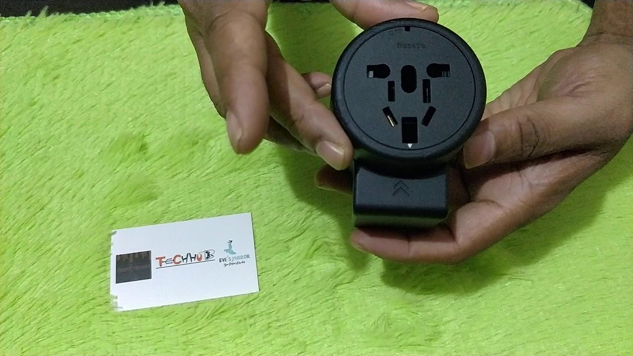 Baseus Universal Adapter || International Adapter || Tech Hub - YouTube