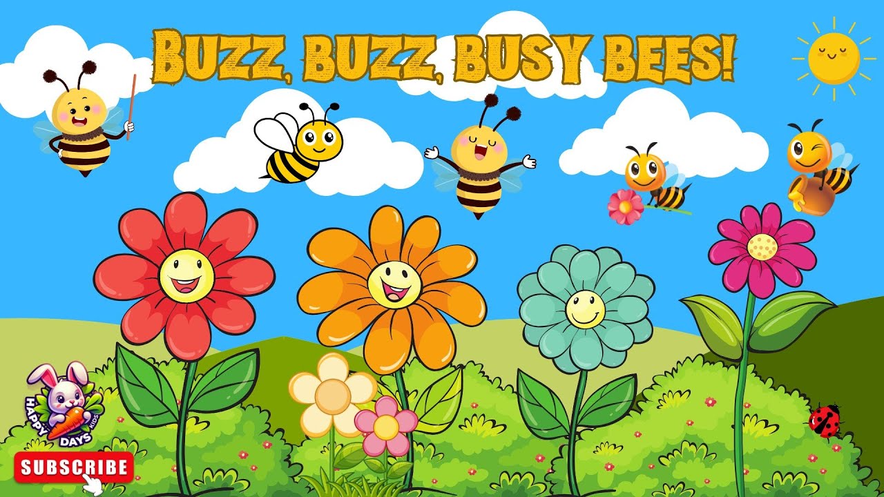 Buzz, buzz, busy bees! - YouTube