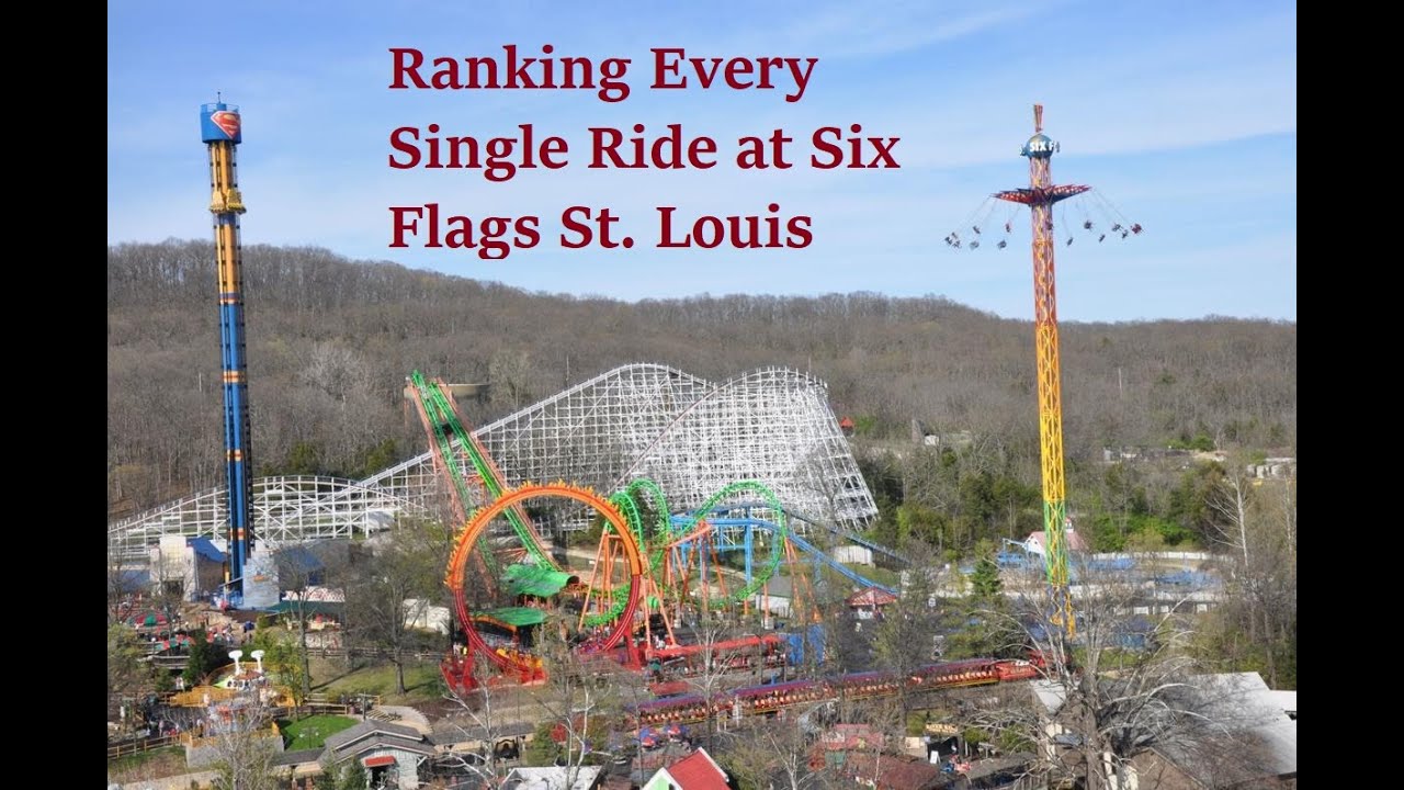Ranking Every Single Ride at Six Flags St. Louis - YouTube