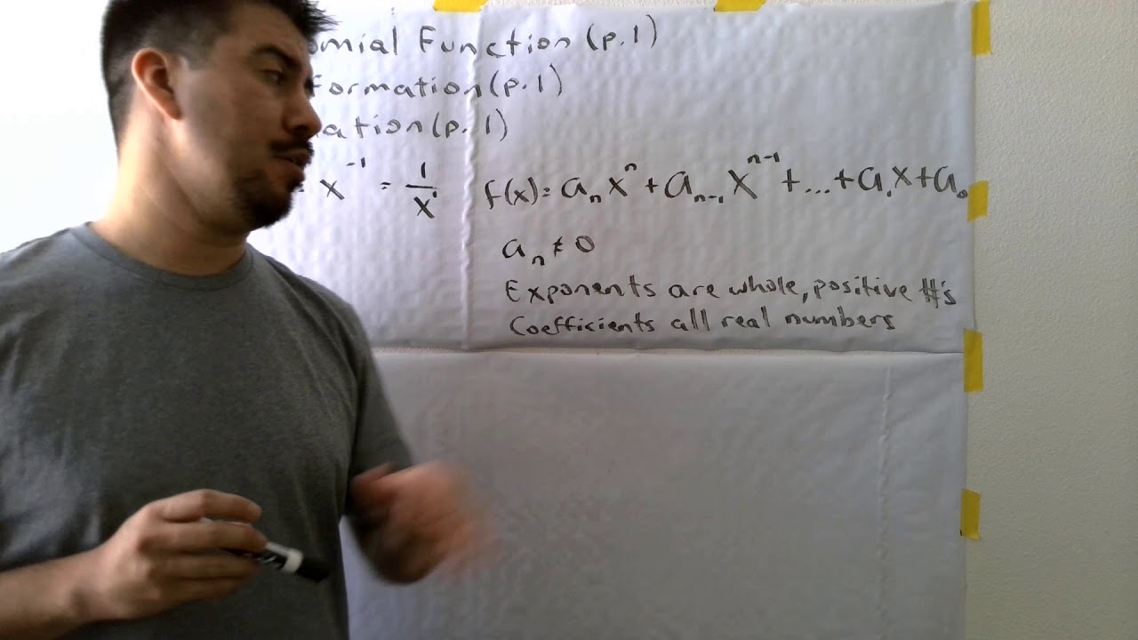 4.7 Transformations of Polynomial Functions - Vocabulary Review - YouTube