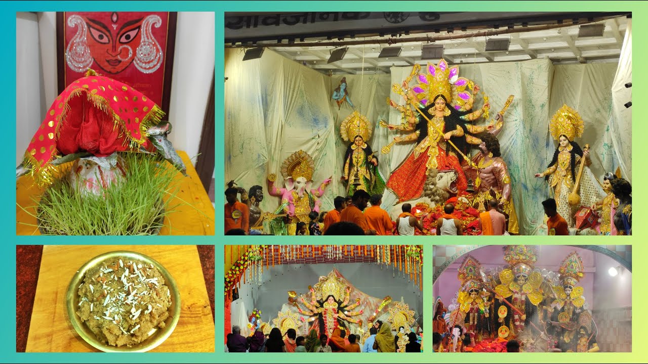 Navratri Day 8/शुभ महाष्टमी/संध्या भोग प्रसाद/ Devi Darshan/Prasad ...