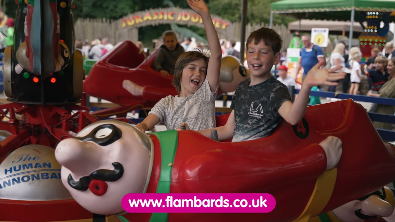 Flambards Theme Park 2021 - YouTube